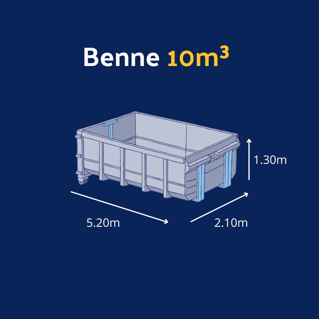 Benne 10m3 | Loca Benne Gironde (33)
